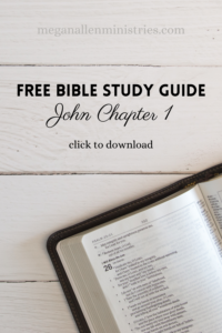 Free Printable Bible Study On The Book Of John - We Love Printables