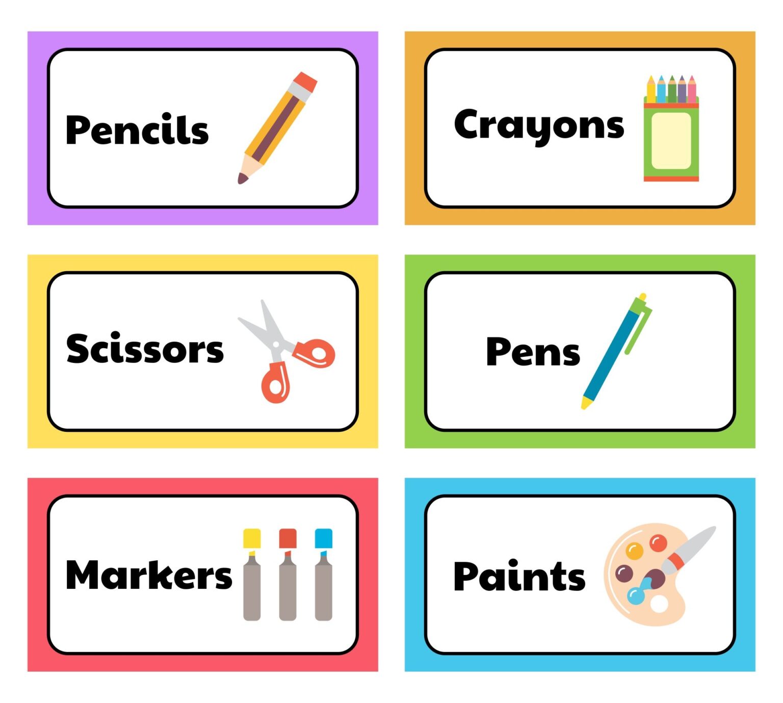 Free Printable Classroom Signs And Labels - We Love Printables