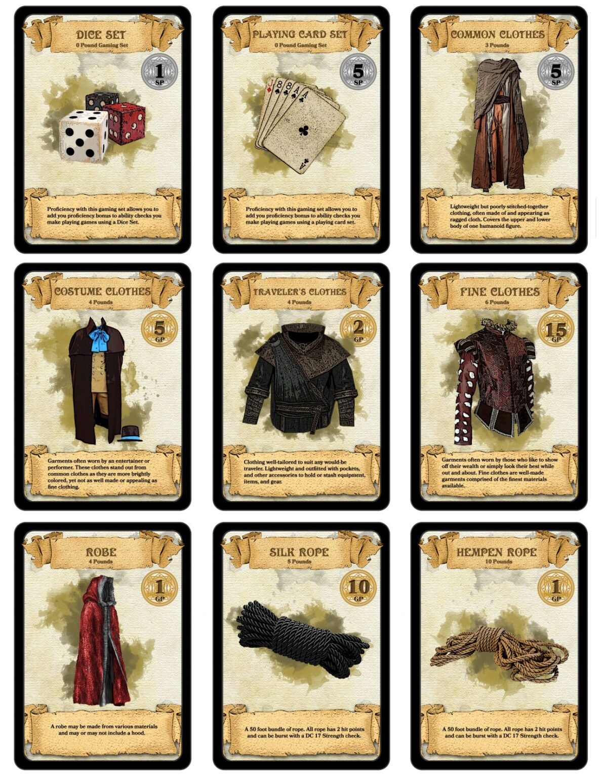 Dnd Spell Cards Printable - We Love Printables