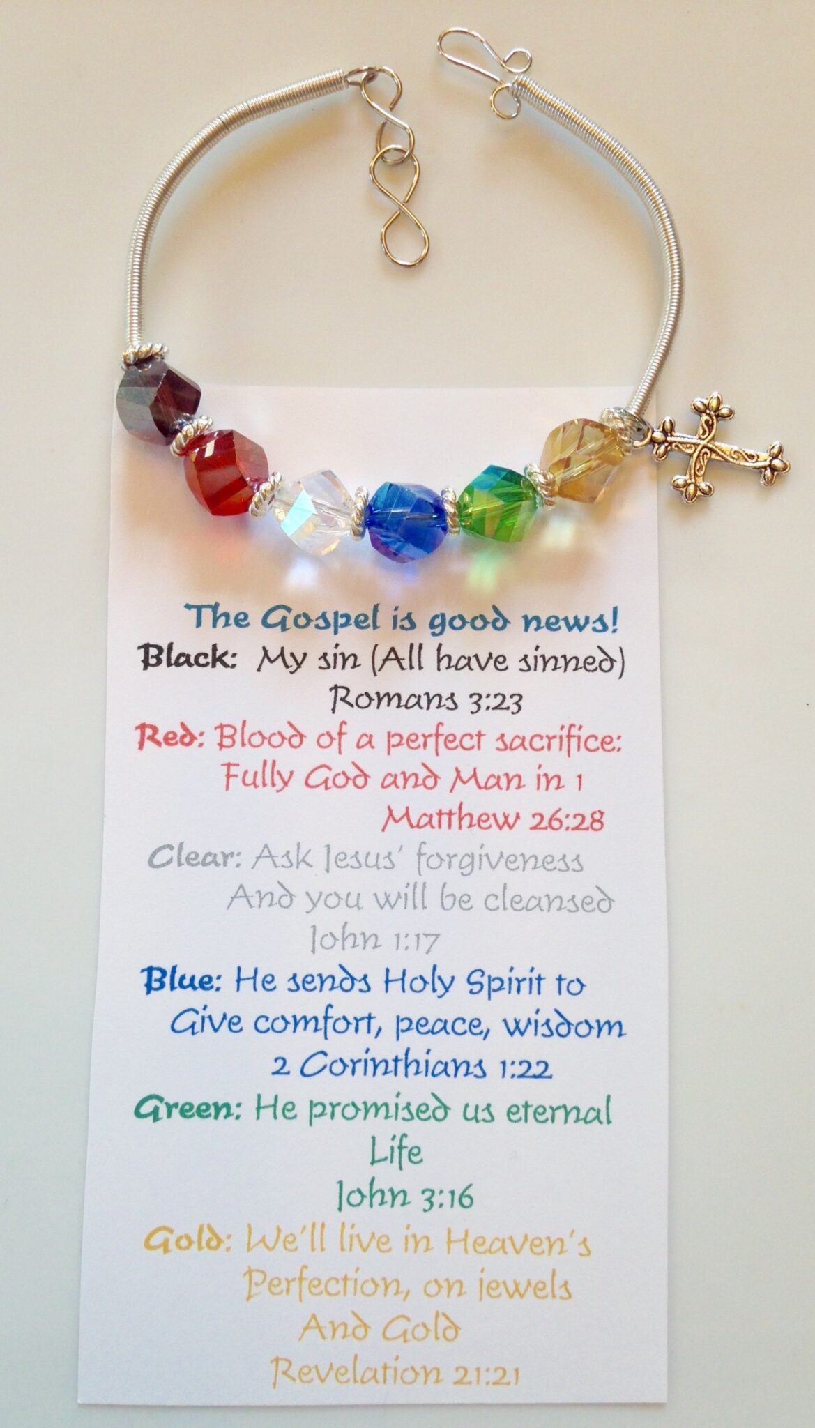 Free Printable Salvation Bracelet Cards - We Love Printables