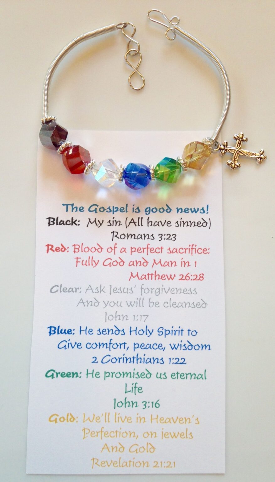 Free Printable Salvation Bracelet Cards - We Love Printables