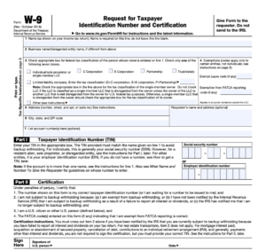 2025 W9 Form Printable - We Love Printables
