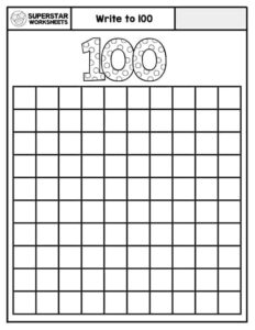 Blank 100 Chart Printable Pdf - We Love Printables