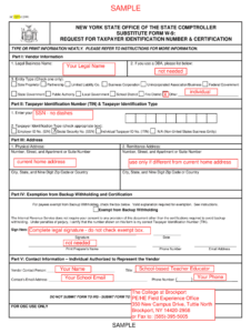 W9 Form Sample Printable - We Love Printables