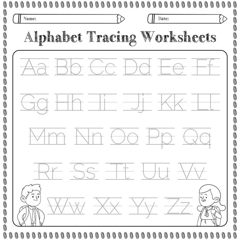 Free Printable Alphabet Worksheets For Kindergarten: Engaging and ...