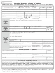 Combined Insurance Claim Forms Printable: Everything You Need to Know ...