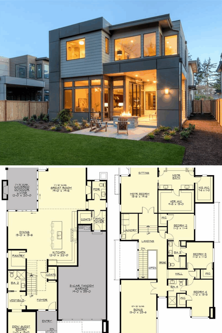 Contemporary 2 Story House Plans: The Ultimate Guide - We Love Printables
