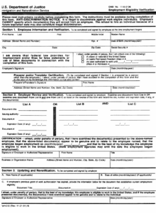 Form I 9 Employment Eligibility Verification Printable: Your ...
