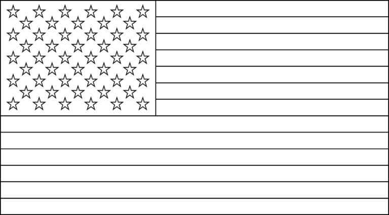 American Flag Template Printable: Celebrate Your Patriotism With Style ...