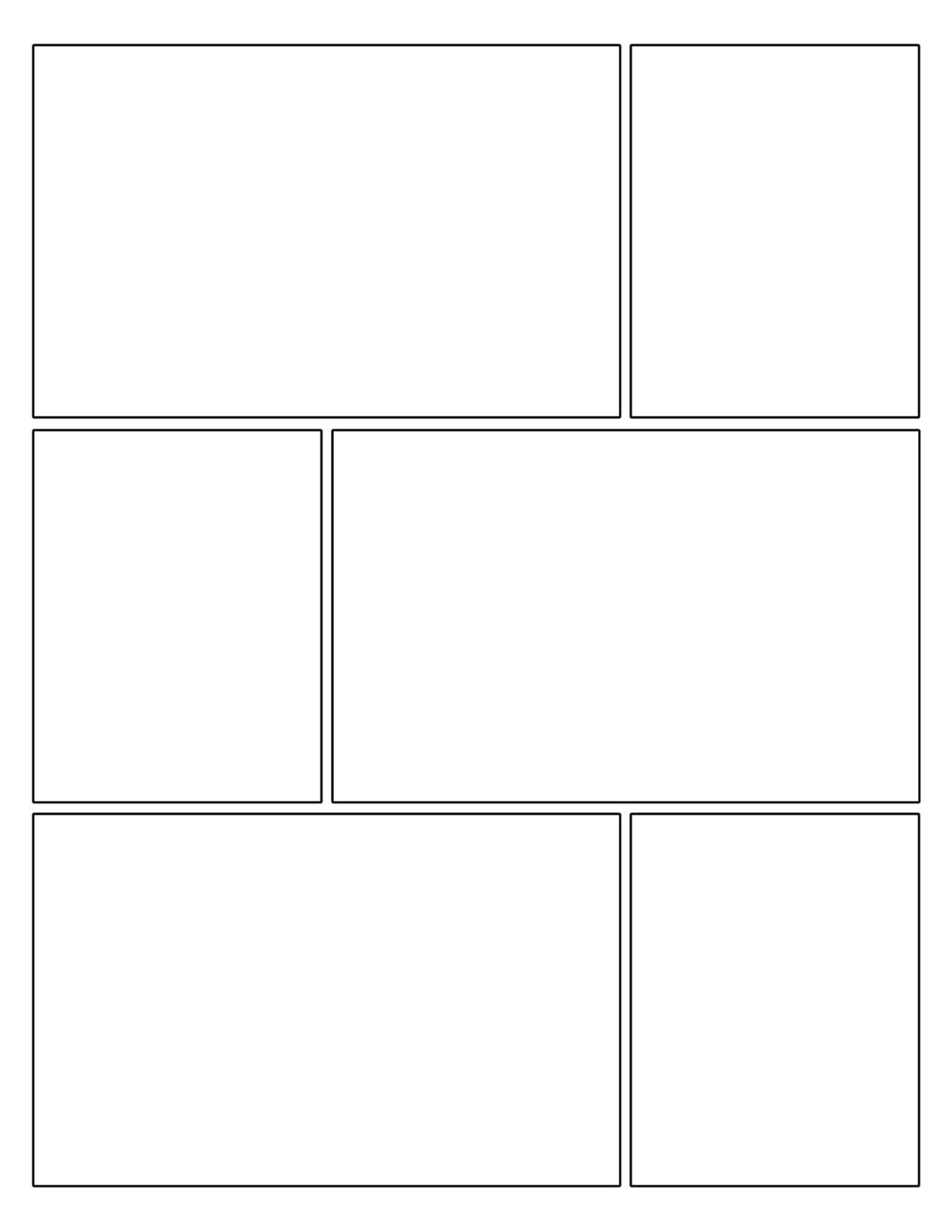 Comic Book Printable Template: Create Your Own Custom Comics - We Love ...
