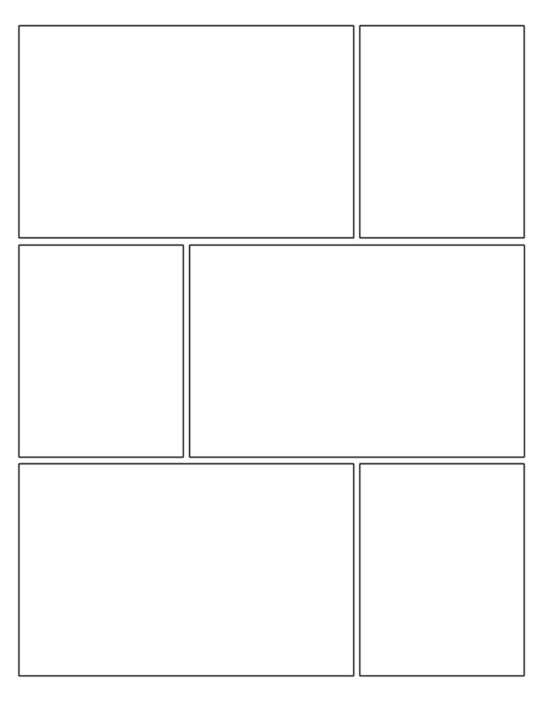 Comic Book Printable Template: Create Your Own Custom Comics - We Love ...