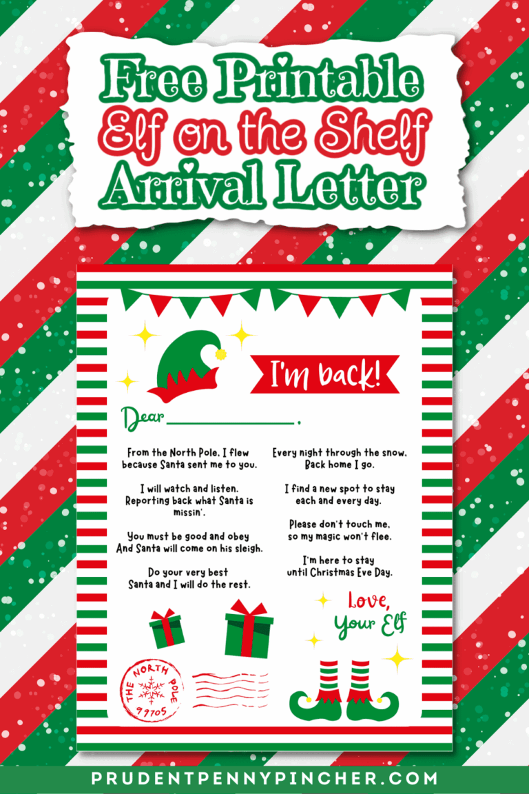 Elf On The Shelf Letter Printable Free: Bring Magic to Your Holiday ...