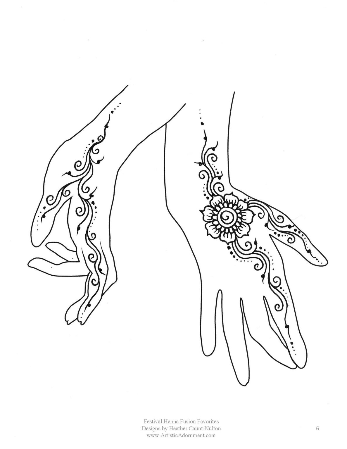 Beginner Henna Templates Printable: Easy Designs for Your Creative ...