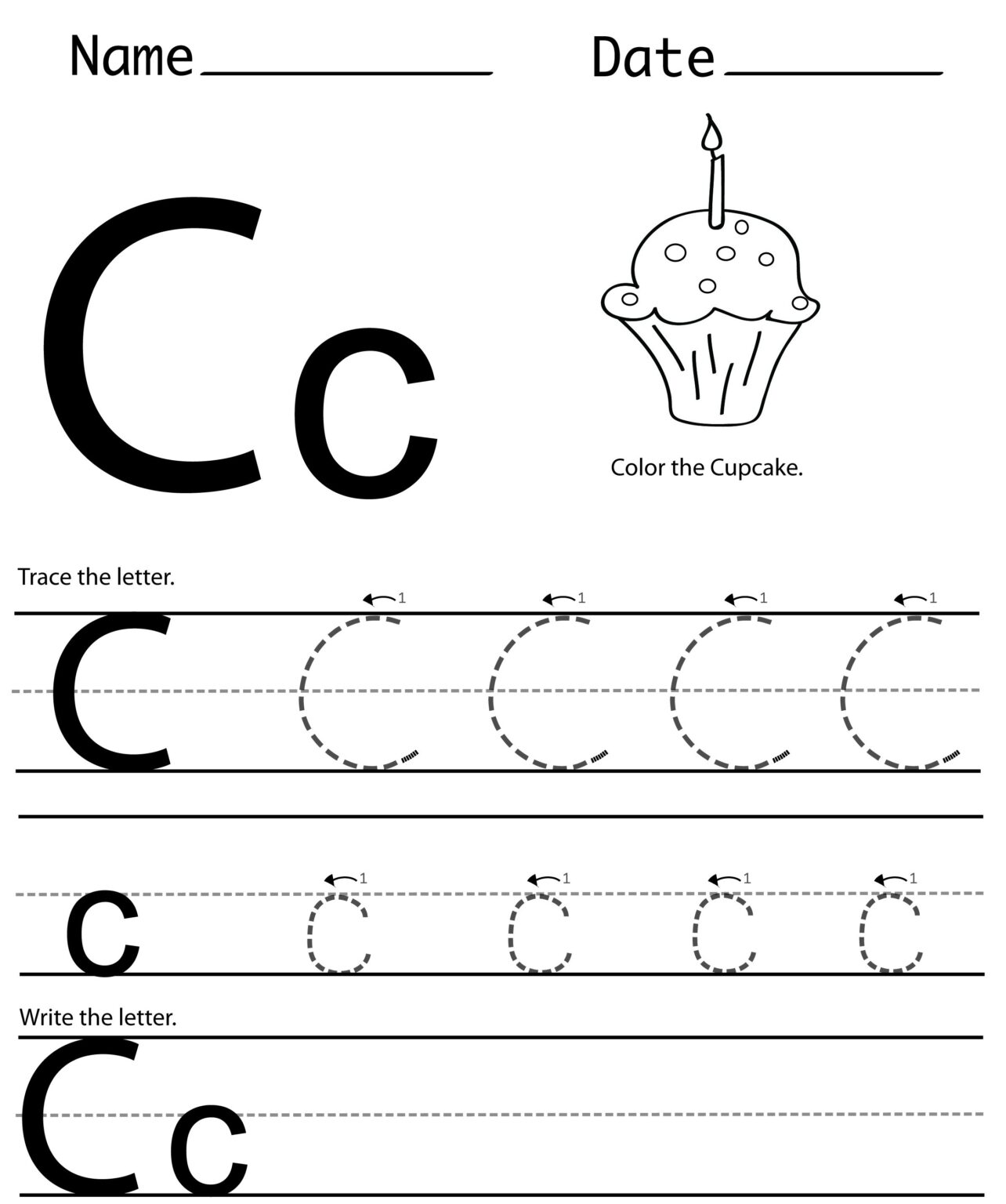 Free Printable Letter C Worksheets: Enhance Your Child's Learning ...