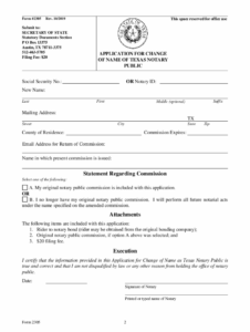 Free Printable Notary Forms Texas - We Love Printables