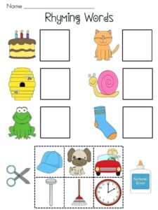 Free Printable Rhyming Worksheets: Enhance Your Child's Learning with ...