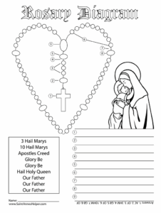 Free Printable Rosary Worksheets - We Love Printables