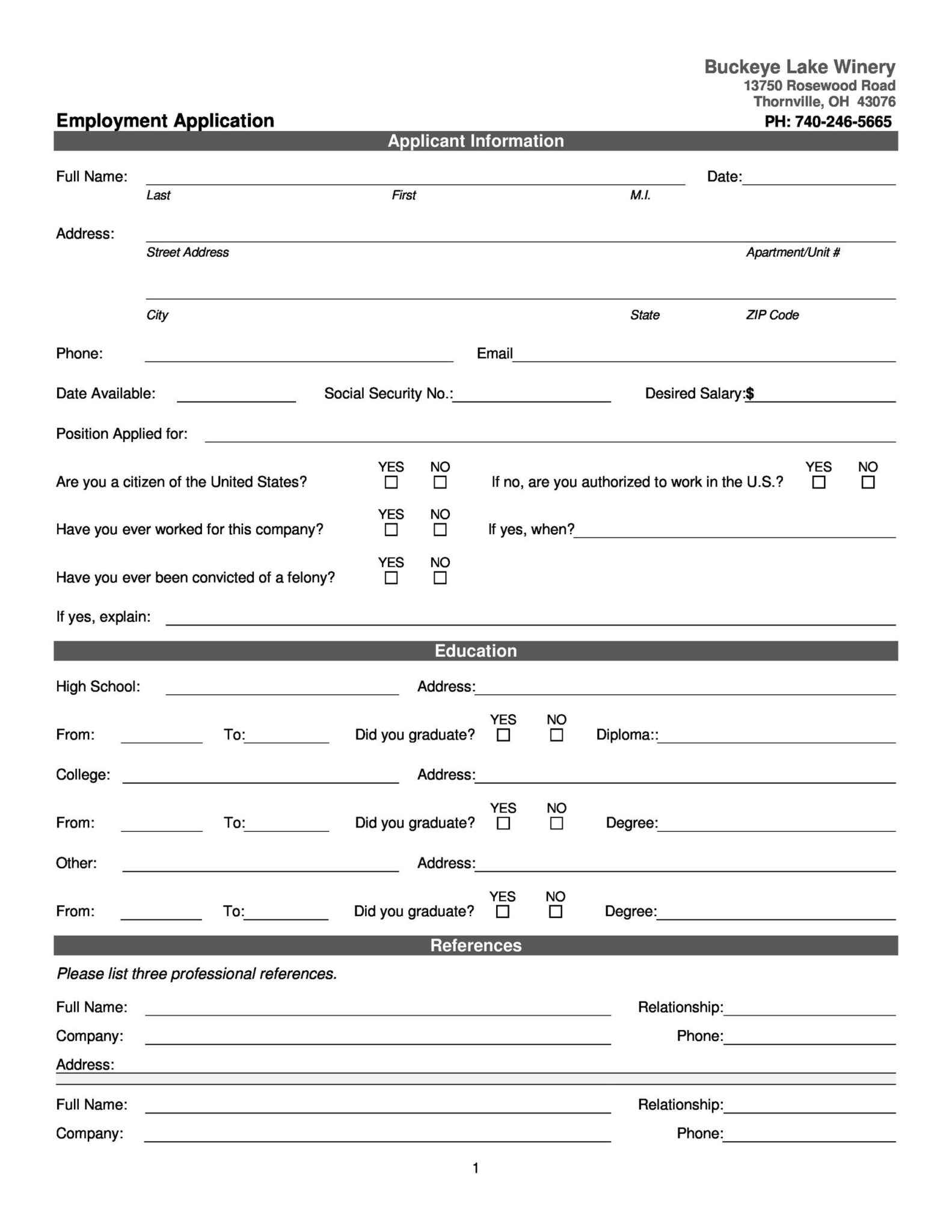 Free Printable Application Form: Your Ultimate Guide - We Love Printables