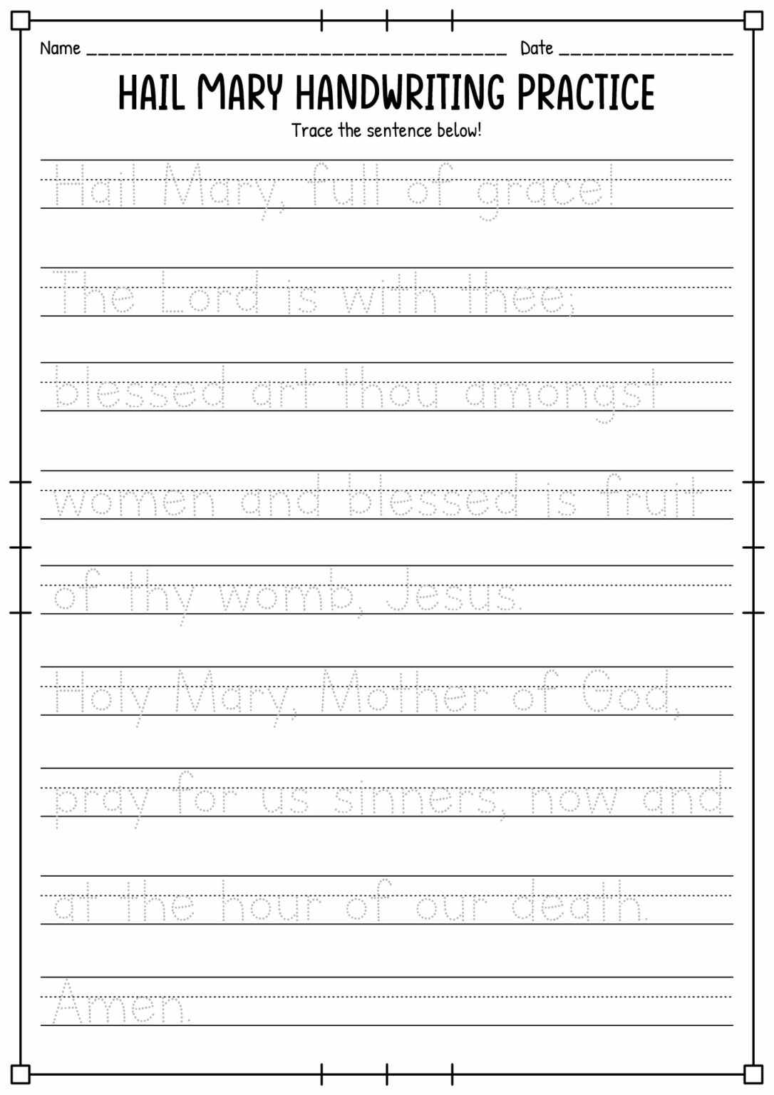 Printable Handwriting Worksheets: Enhance Your Penmanship Skills Today ...