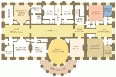 Floor Plan White House Map - We Love Printables