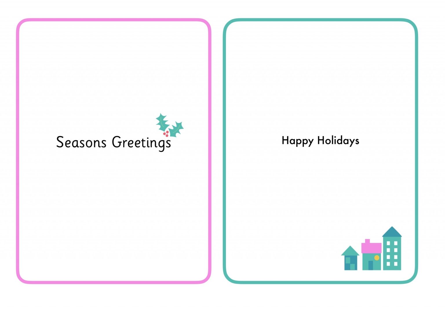 Printable Card Inserts Free - We Love Printables